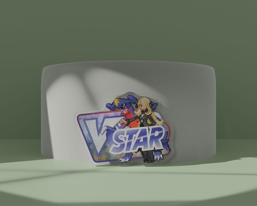 Pokemon TCG Trainer Cynthia Garchomp VSTAR Marker - Etsy