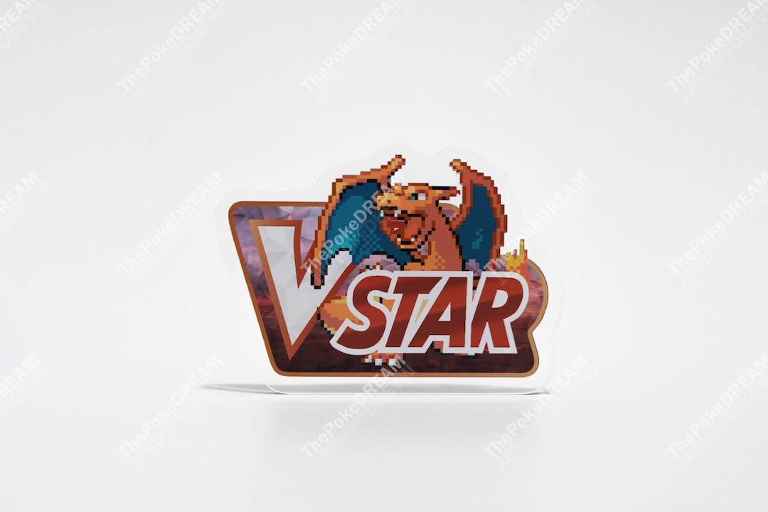 Pokemon TCG Charizard VSTAR Marker - Etsy