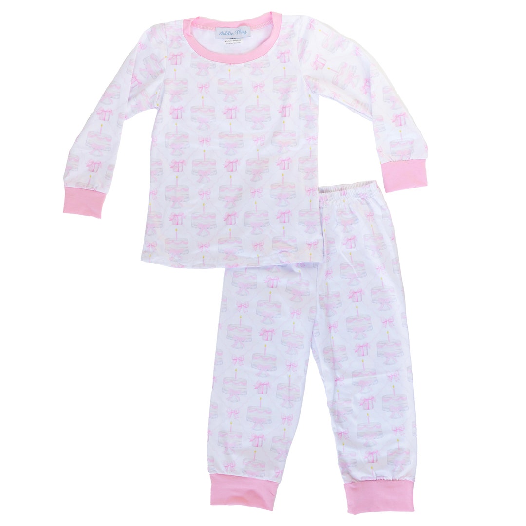 Birthday Pajamas, Girls Birthday Outfit, Birthday Pjs, Birthday Pajamas ...