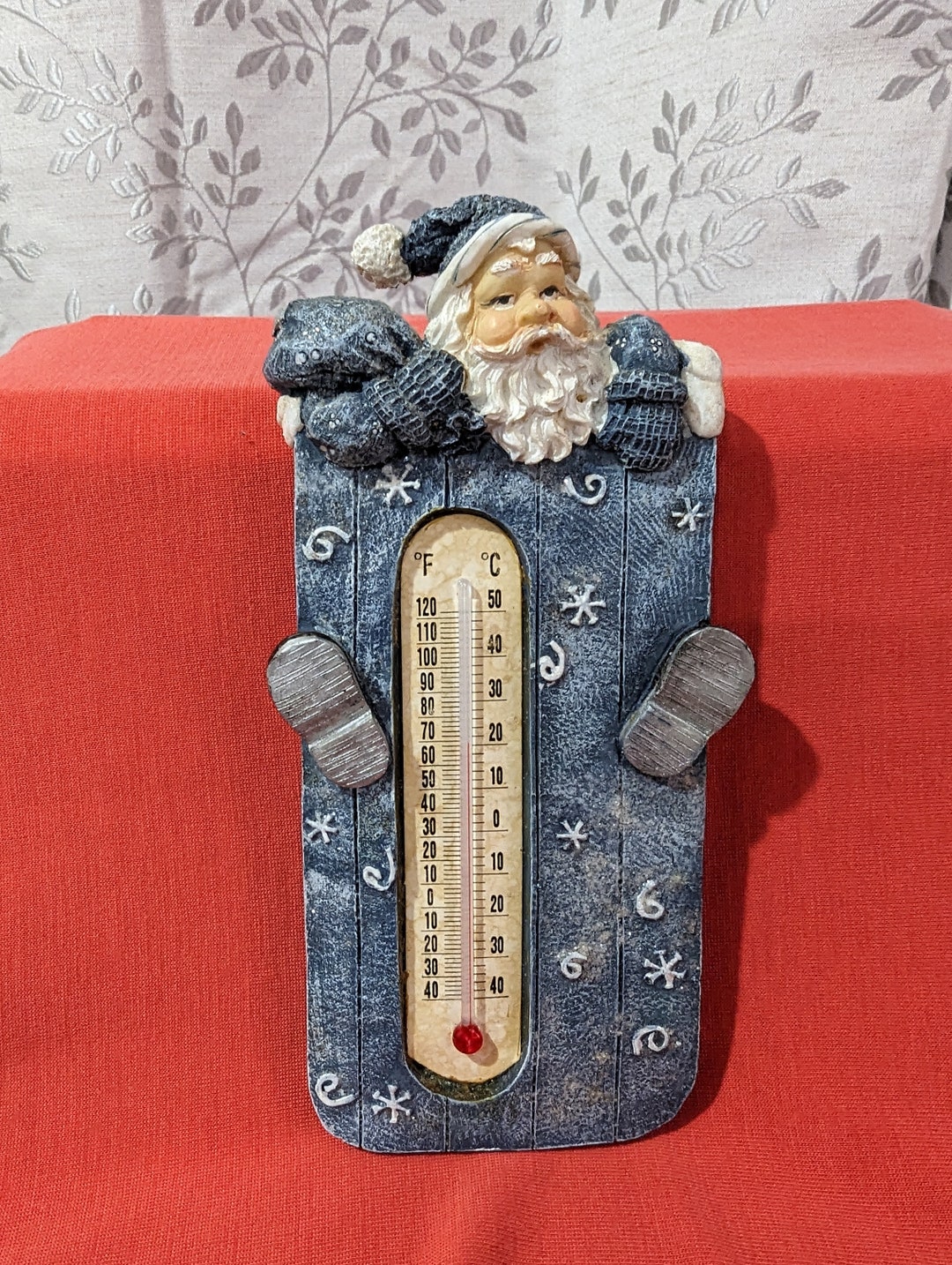 Santa Claus Hanging Thermometer - Etsy