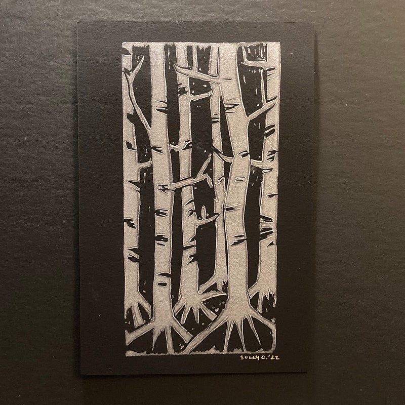 Block Print Tree - Etsy