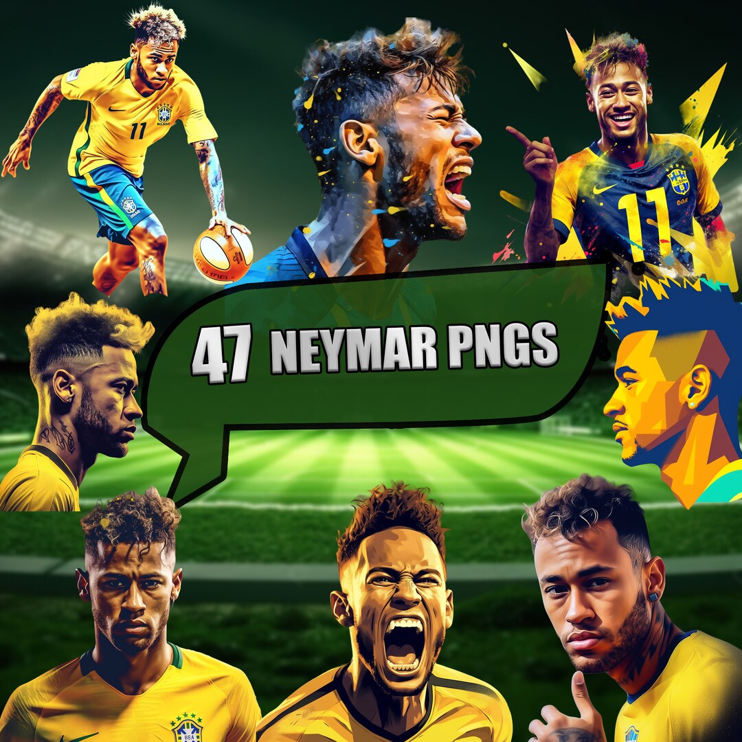 Neymar 14 PNG Bundle Neymar Png Instant Download Neymar Junior Png ...
