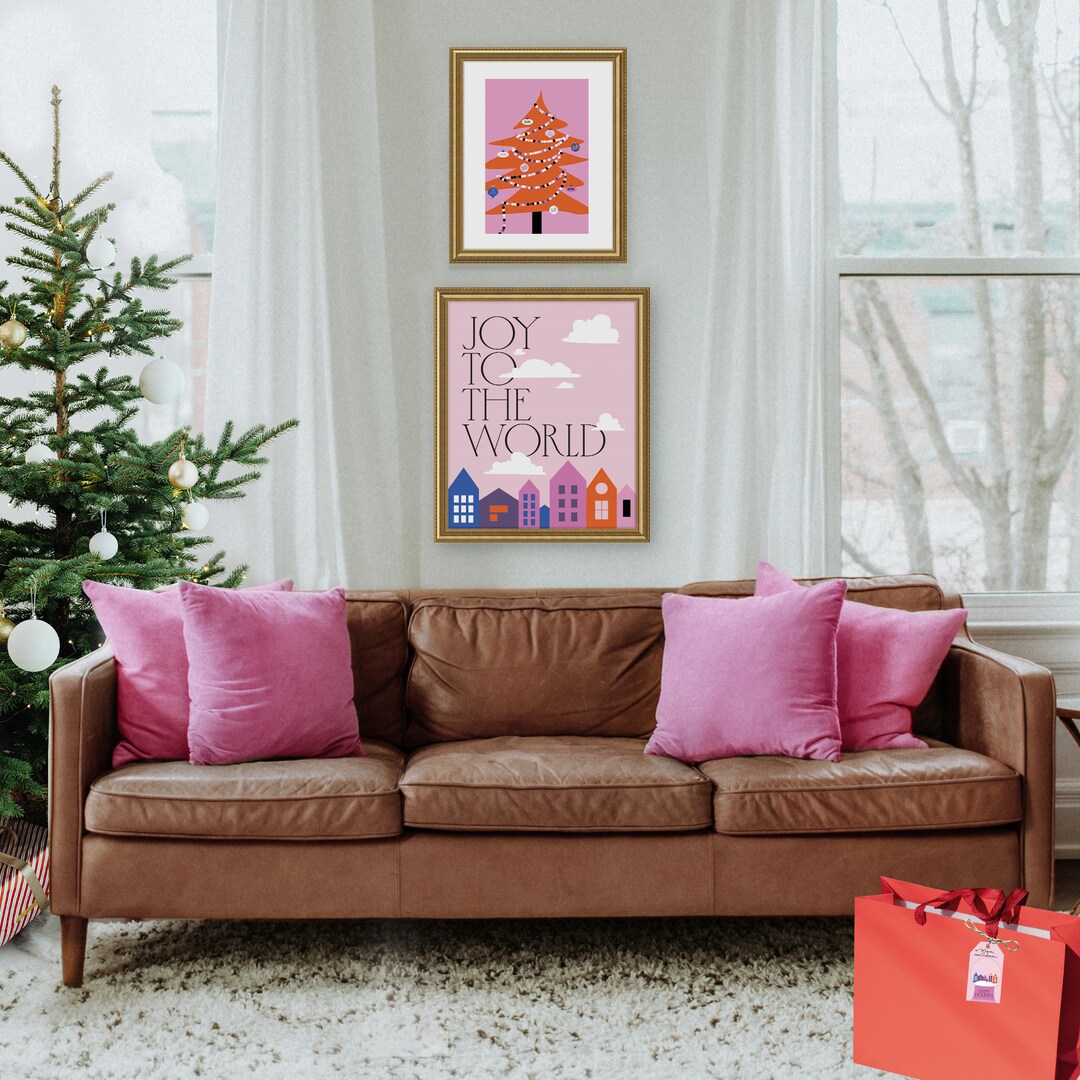 Christmas Decor Color Palette 1: Pink Multi Printable Digital Downloads ...