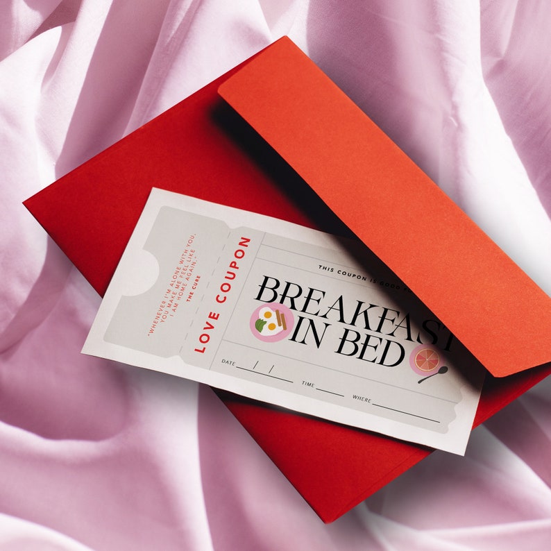 Love Coupons | Anniversary | Birthday | Valentine's Day | Digital ...