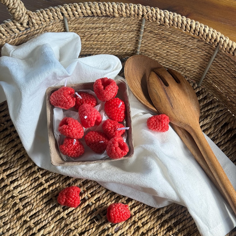 Raspberry Birthday Candle - Etsy