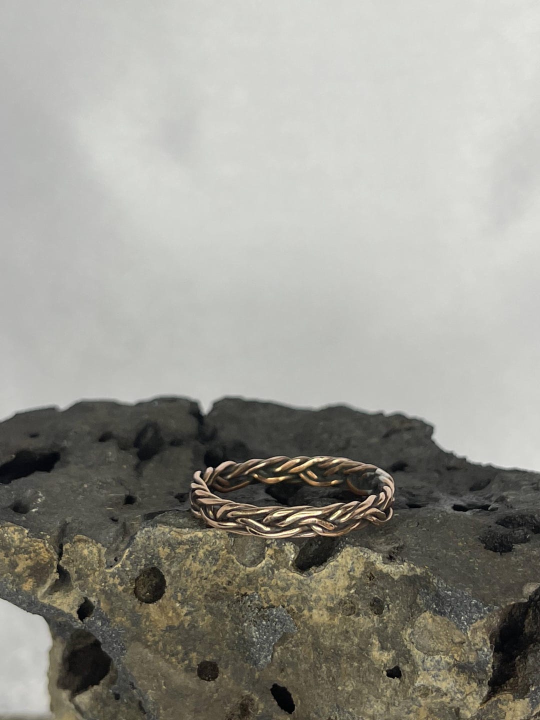 Braided Copper Ring - Etsy