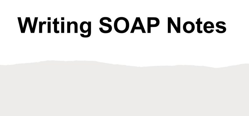 SOAP Note Psych - Etsy
