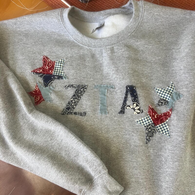 Patch Work Sweatshirt - Etsy