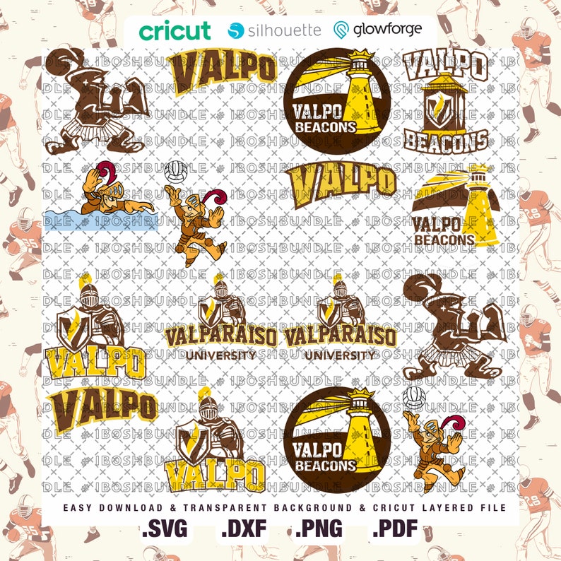Team 35 Valparaiso University SVG Beacons SVG College - Etsy