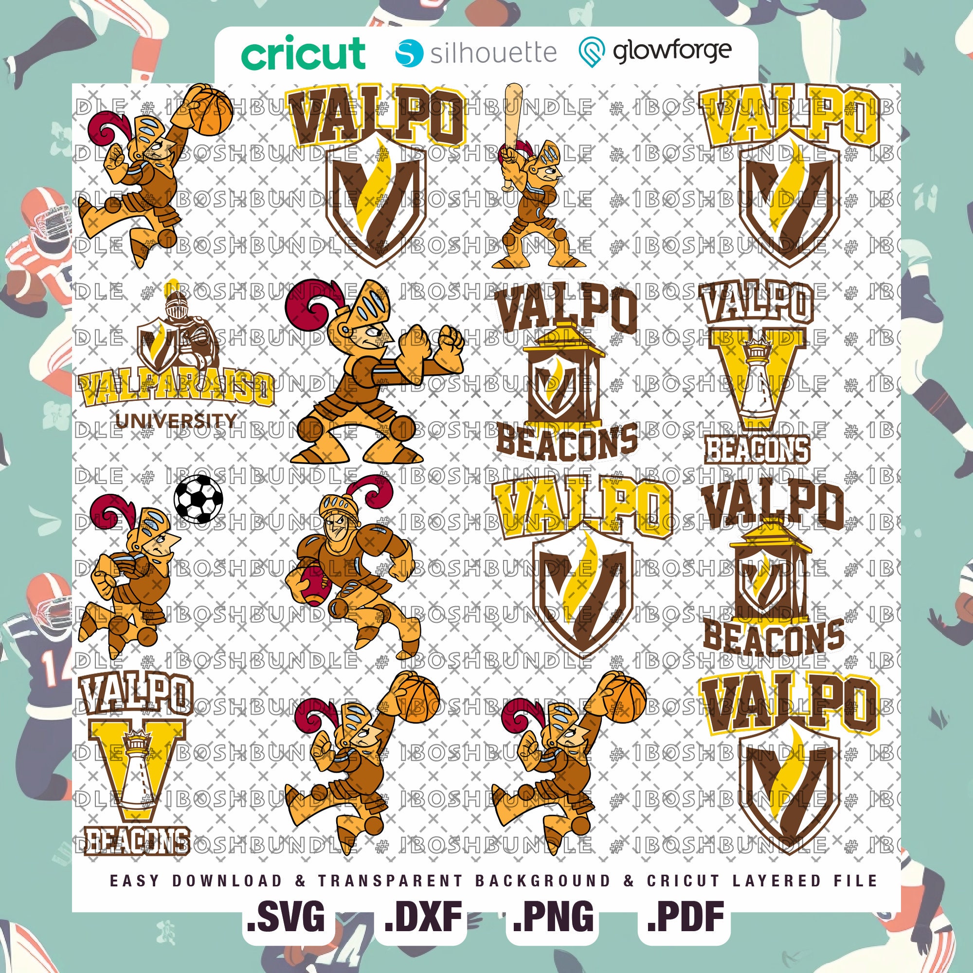 Team 35 Valparaiso University SVG, Beacons SVG, College, Athletics ...