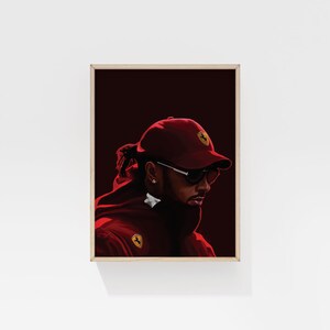 Lewis Hamilton Art Print- 9x12" - Etsy
