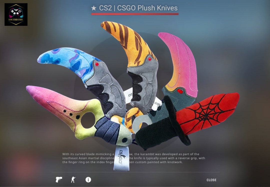 CS2 CSGO Plush Toy Knives - Etsy