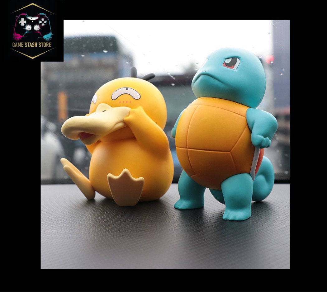 Tough Squirtle and Blushing Psyduck Custom Made - Etsy