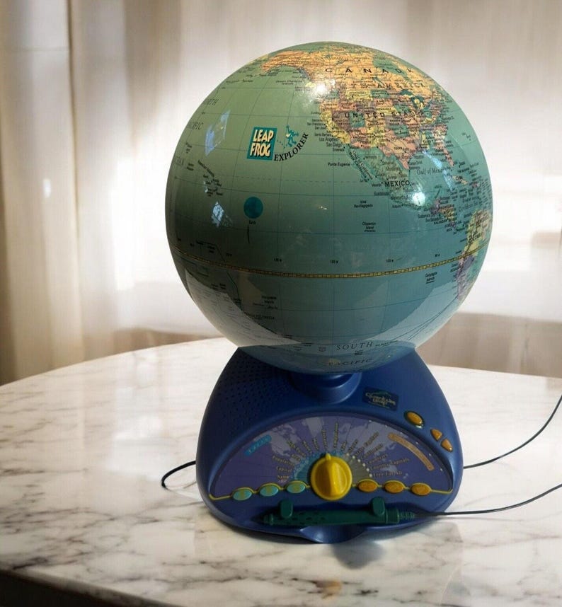 Leapfrog Globe Quantum Leap Explorer Interactive Learning Eureka ...