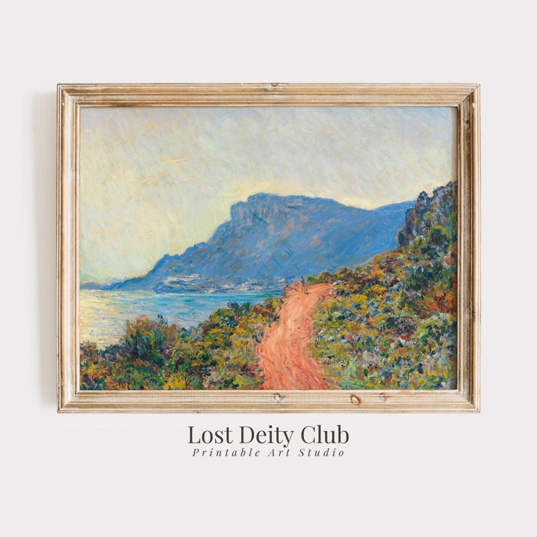 Claude Monet, French Riviera Print, European Landscape Painting, French ...