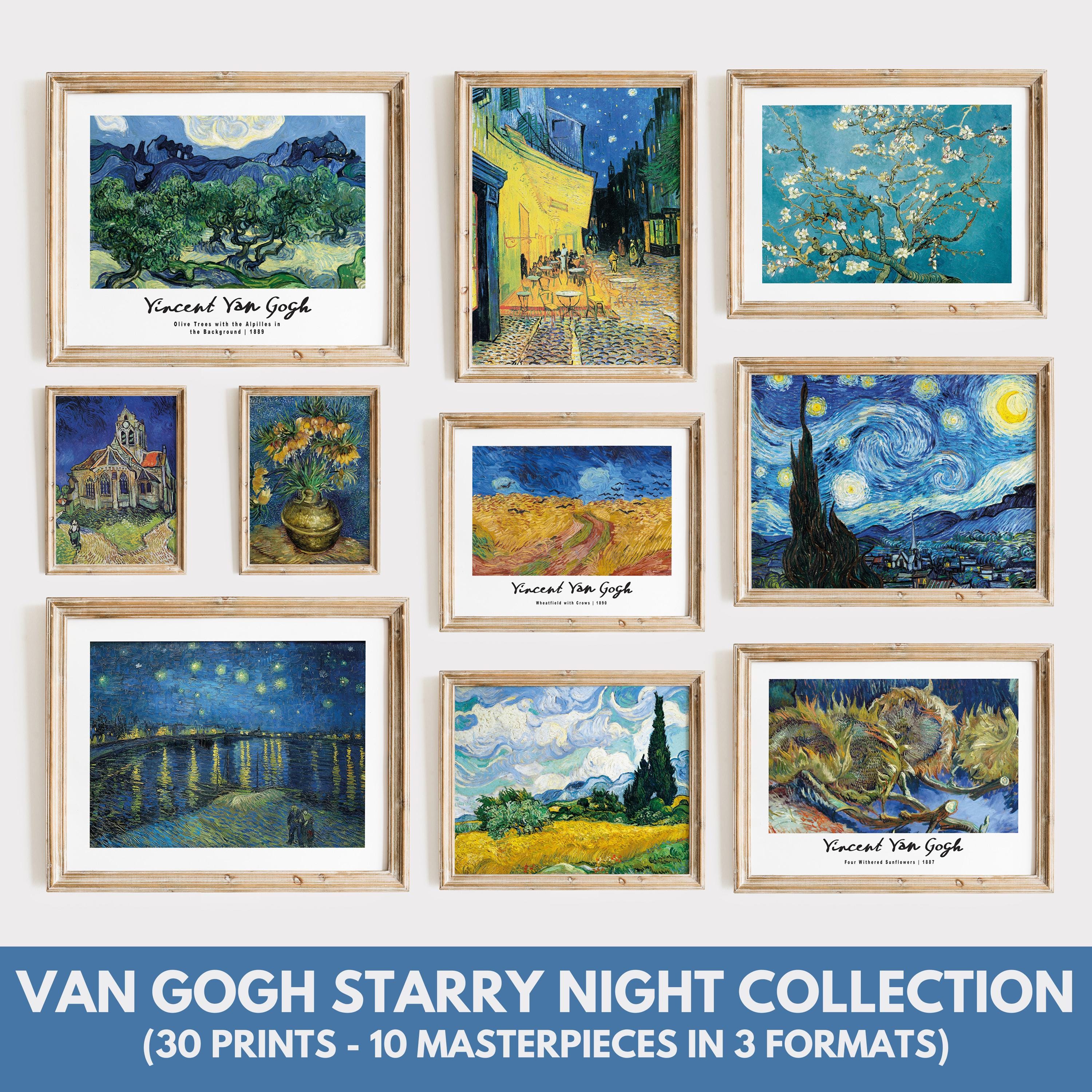 Vincent Van Gogh Prints | Mega Bundle Print Set | Famous Artist Posters ...