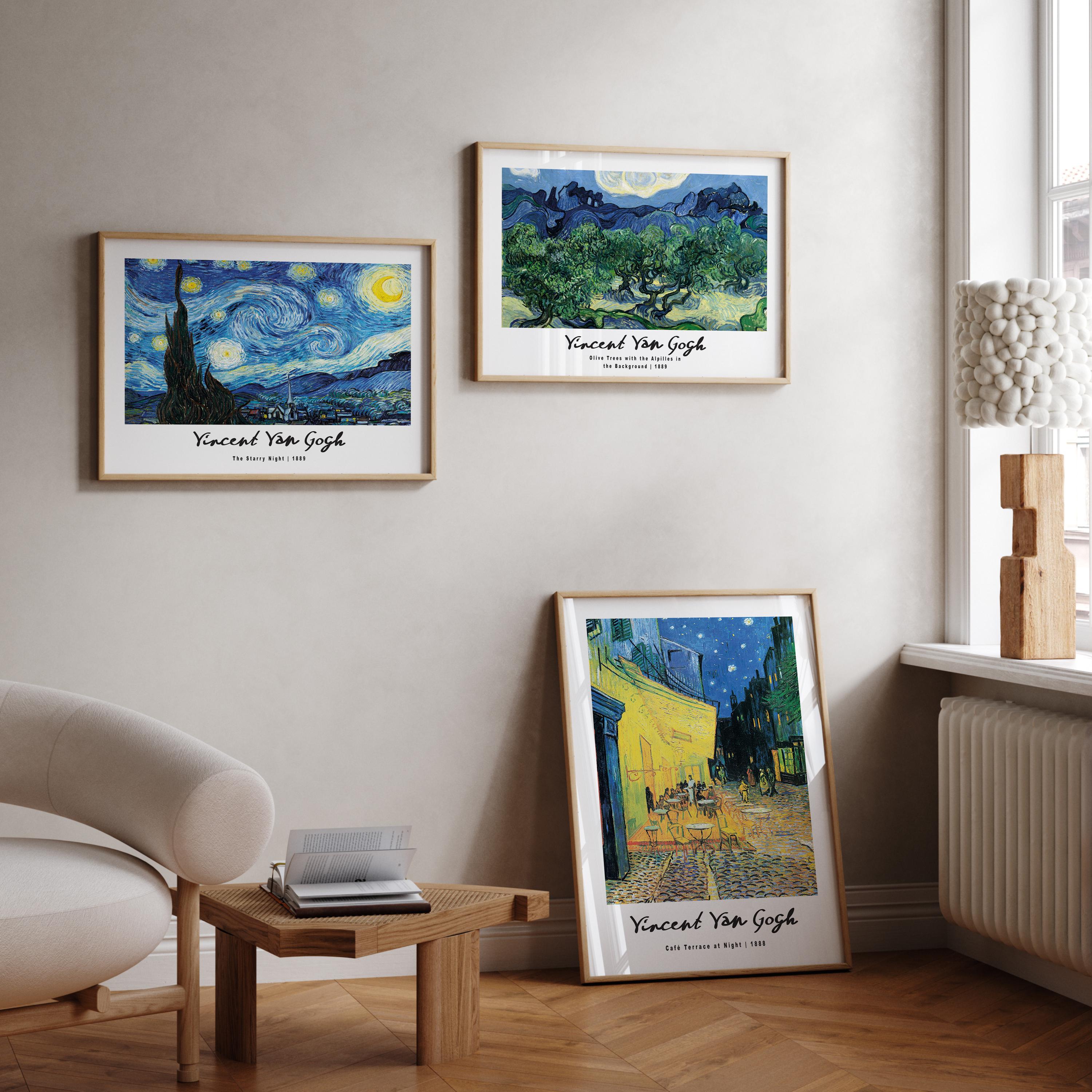 30 Vincent Van Gogh Starry Night PRINTABLE Wall Art Mega Bundle Print ...