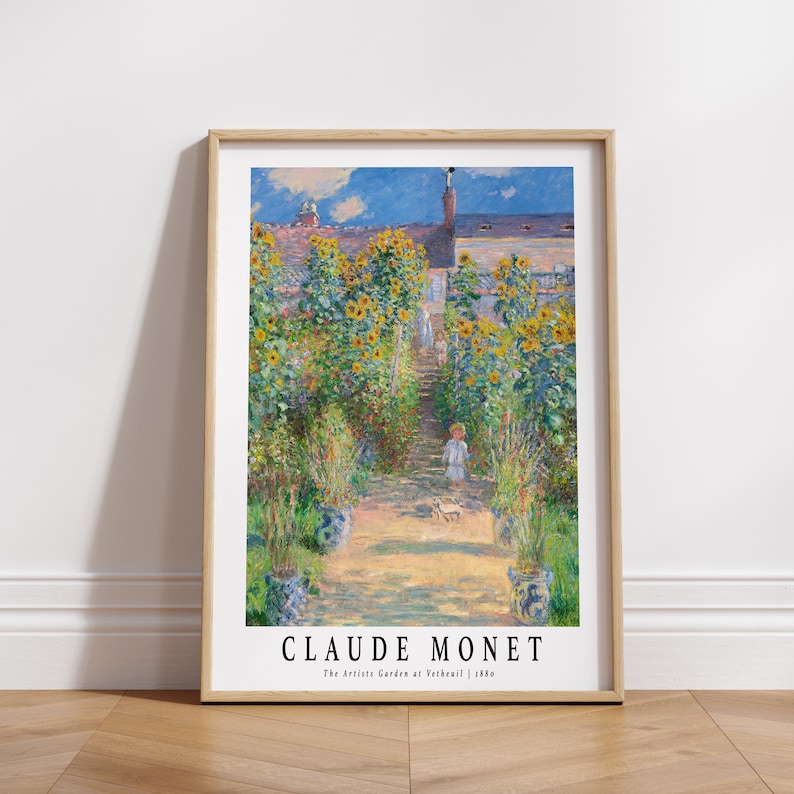 Claude Monet Print Set of 3 PRINTABLE Impressionism Landscape Paintings ...