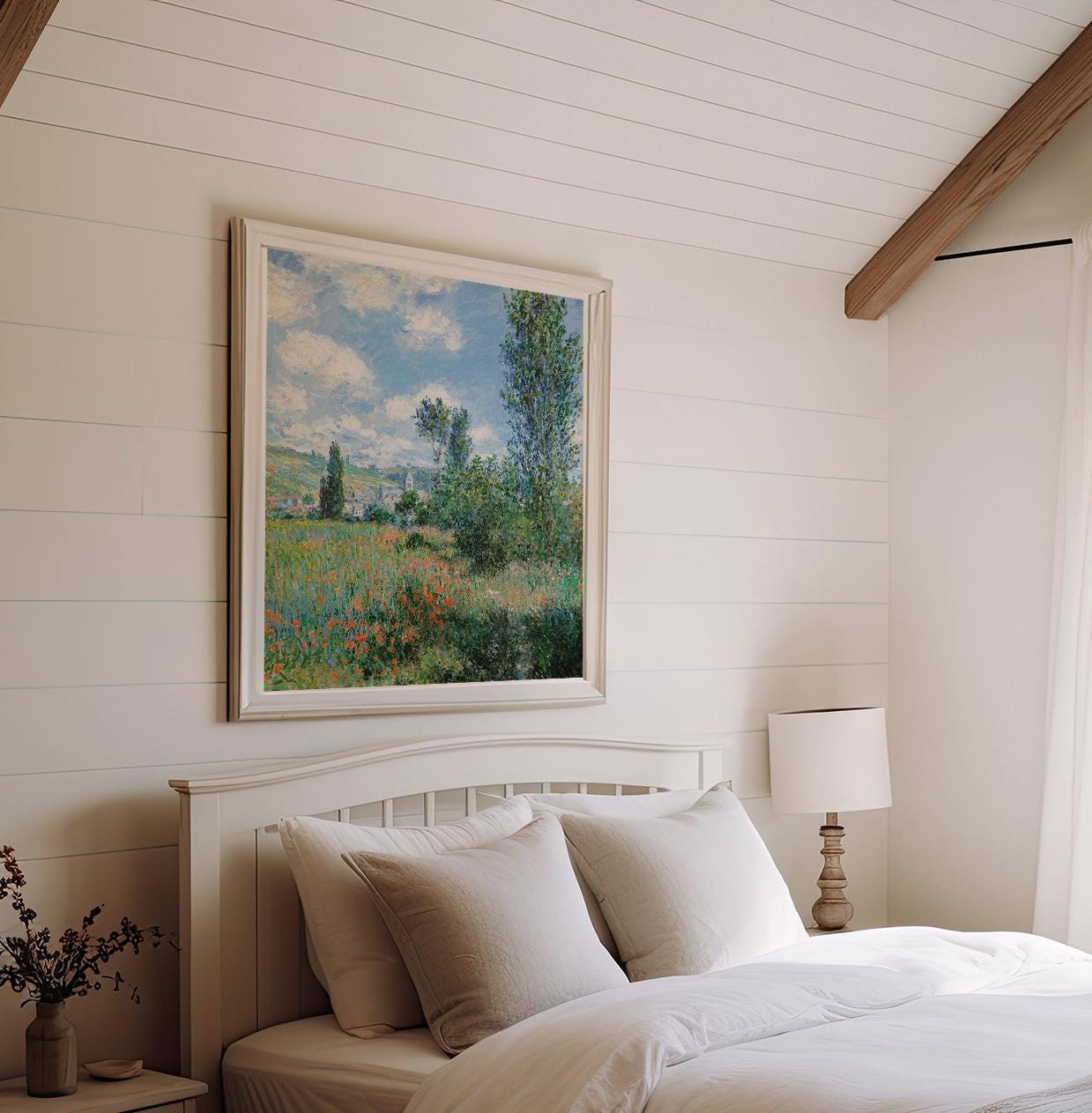 Claude Monet Flower Fields Print | PRINTABLE Impressionist Landscape ...