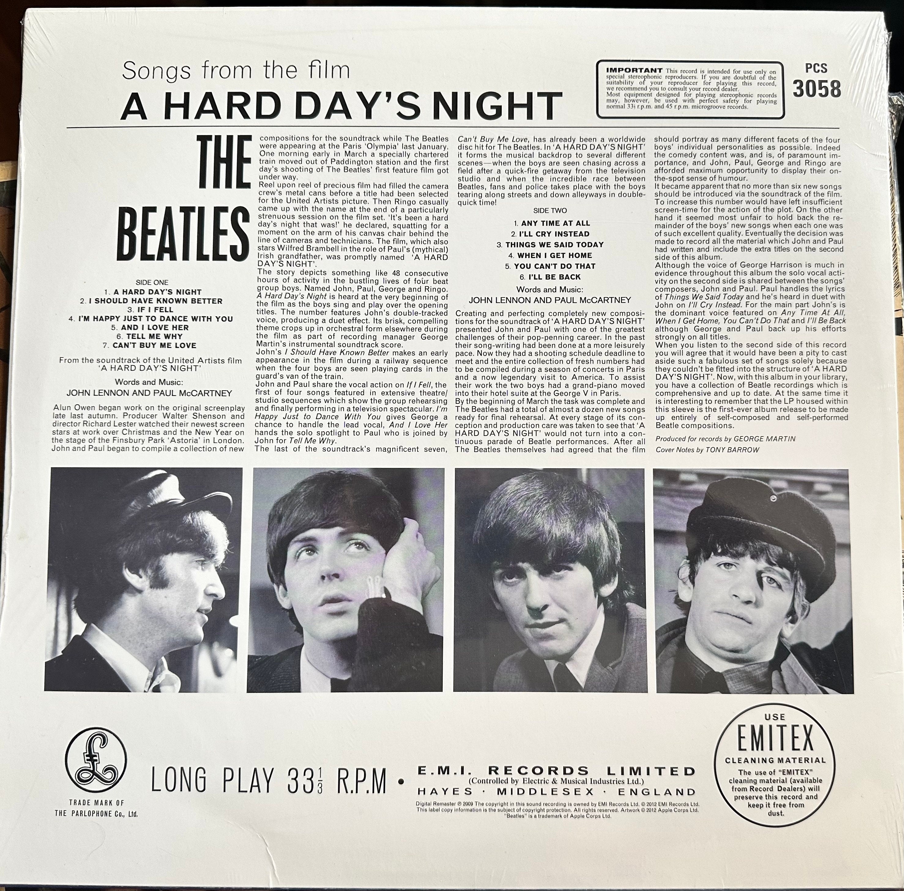 The Beatles, A Hard Days Night - Etsy