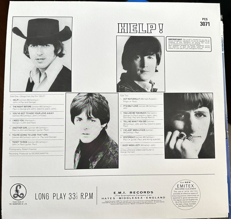 The Beatles, Help! - Etsy