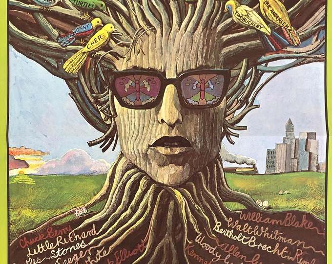Bob Dylan Tree by Michael Foreman - Etsy