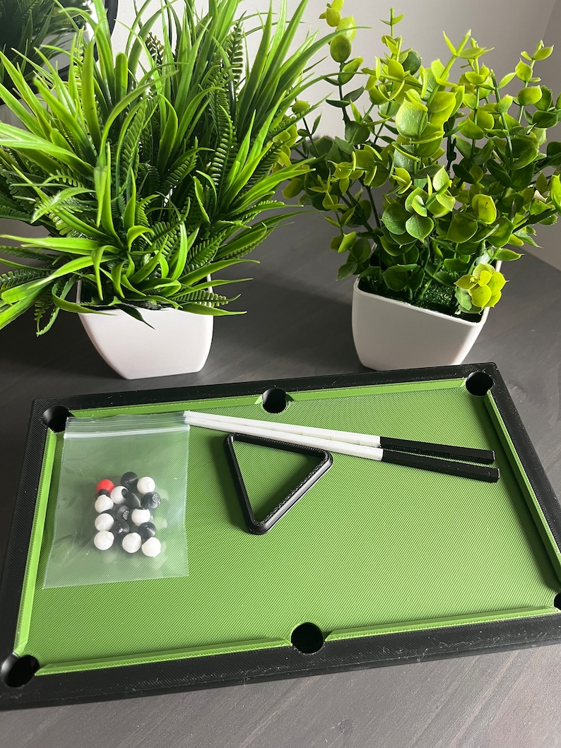 Playable 3D PRINTED POOL TABLE| Miniature Pool Tables| Replicas| 3D ...