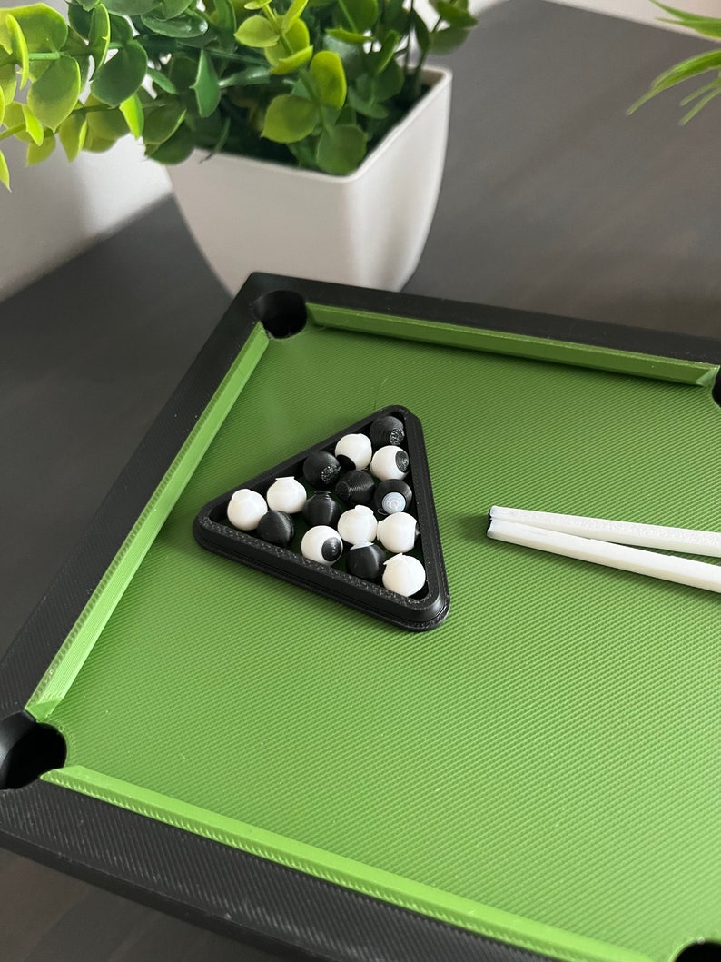 Playable 3D PRINTED POOL TABLE| Miniature Pool Tables| Replicas| 3D ...