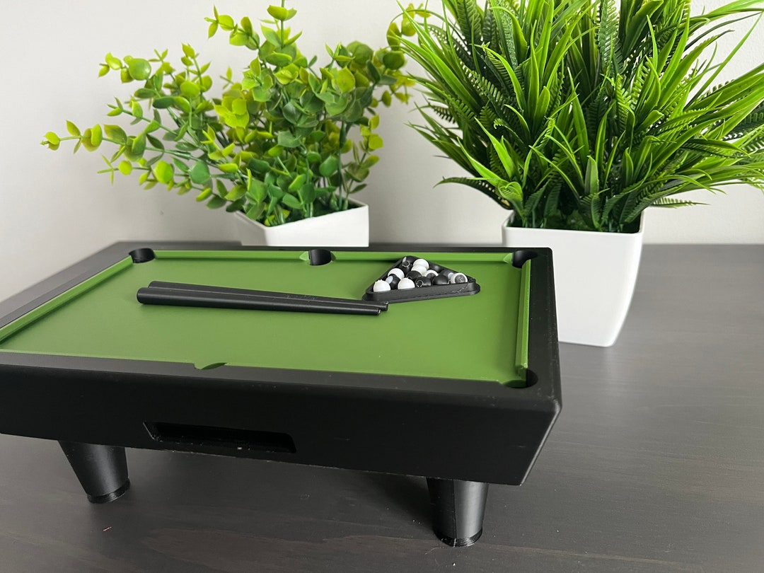 3D PRINTED POOL TABLE Miniature Pool Tables Replicas 3D Printed - Etsy UK