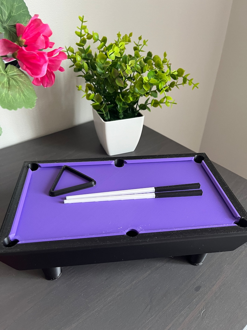 Playable 3D PRINTED POOL TABLE| Miniature Pool Tables| Replicas| 3D ...