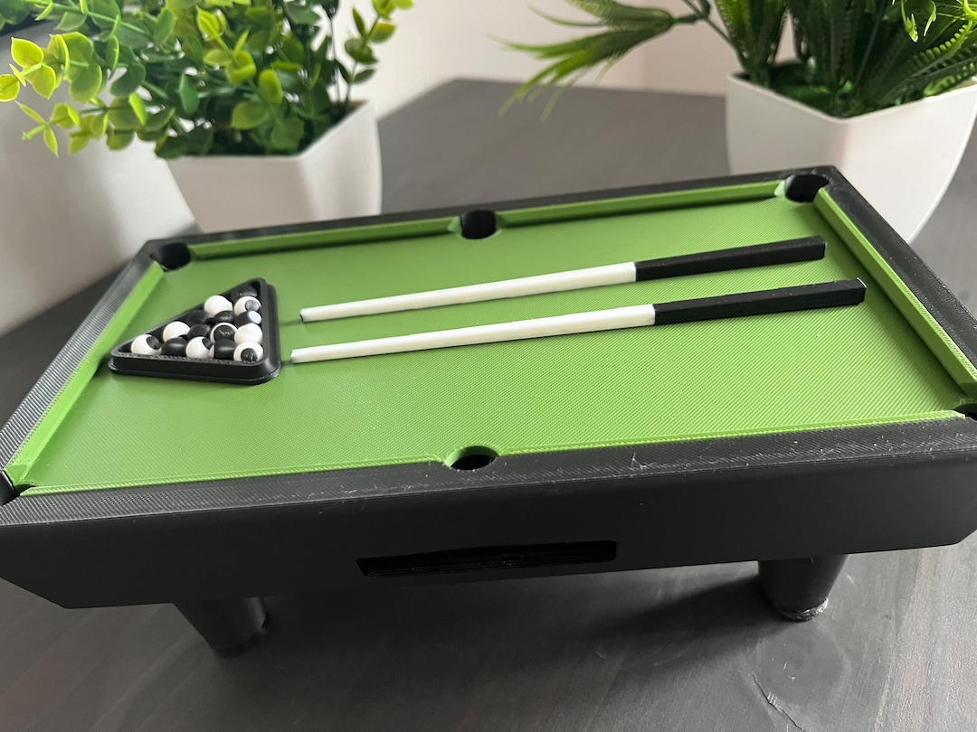 Playable 3D PRINTED POOL TABLE| Miniature Pool Tables| Replicas| 3D ...
