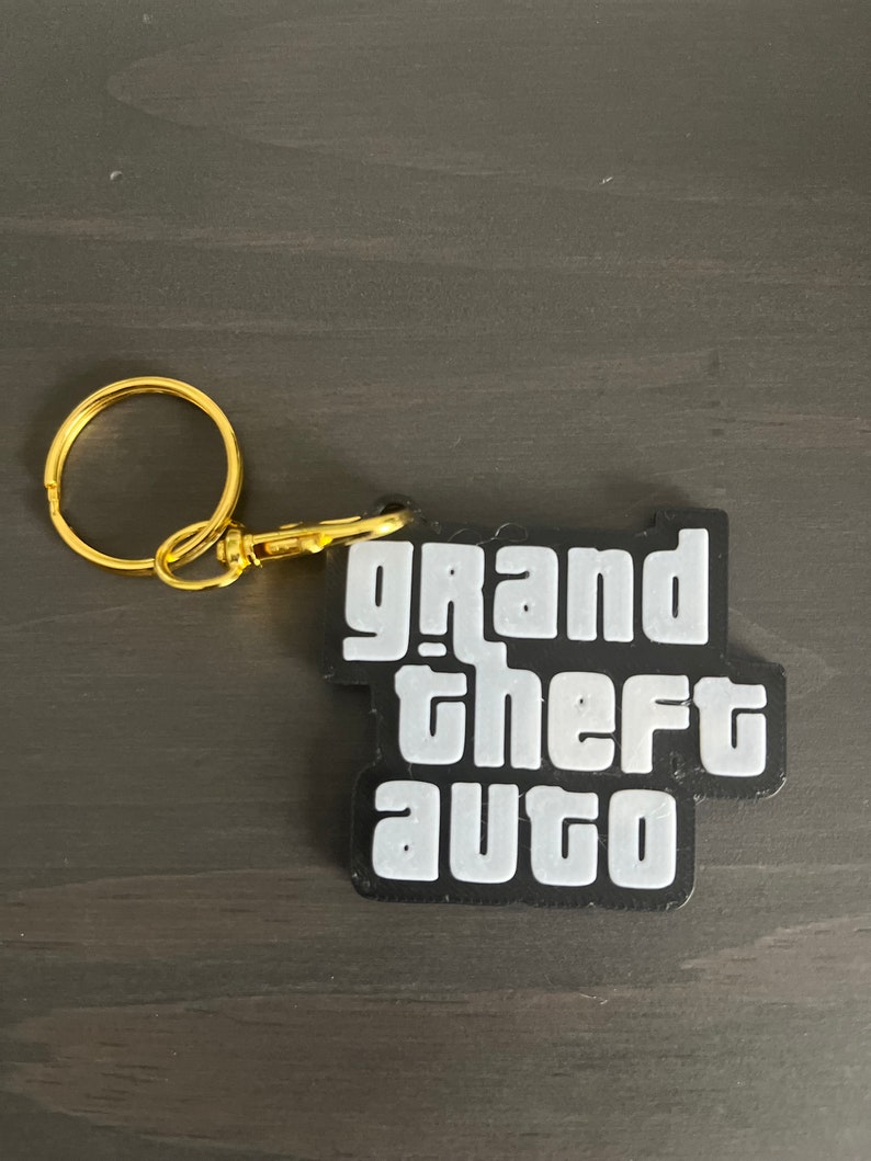 GTA KEYCHAIN Grand Theft Auto Lovers - Etsy