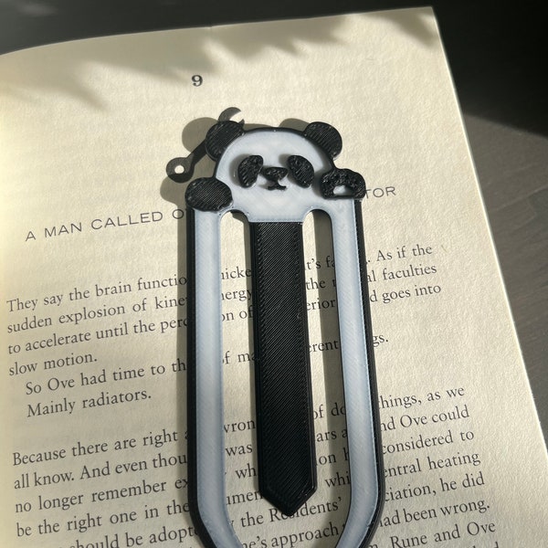 Panda Bookmark - Etsy