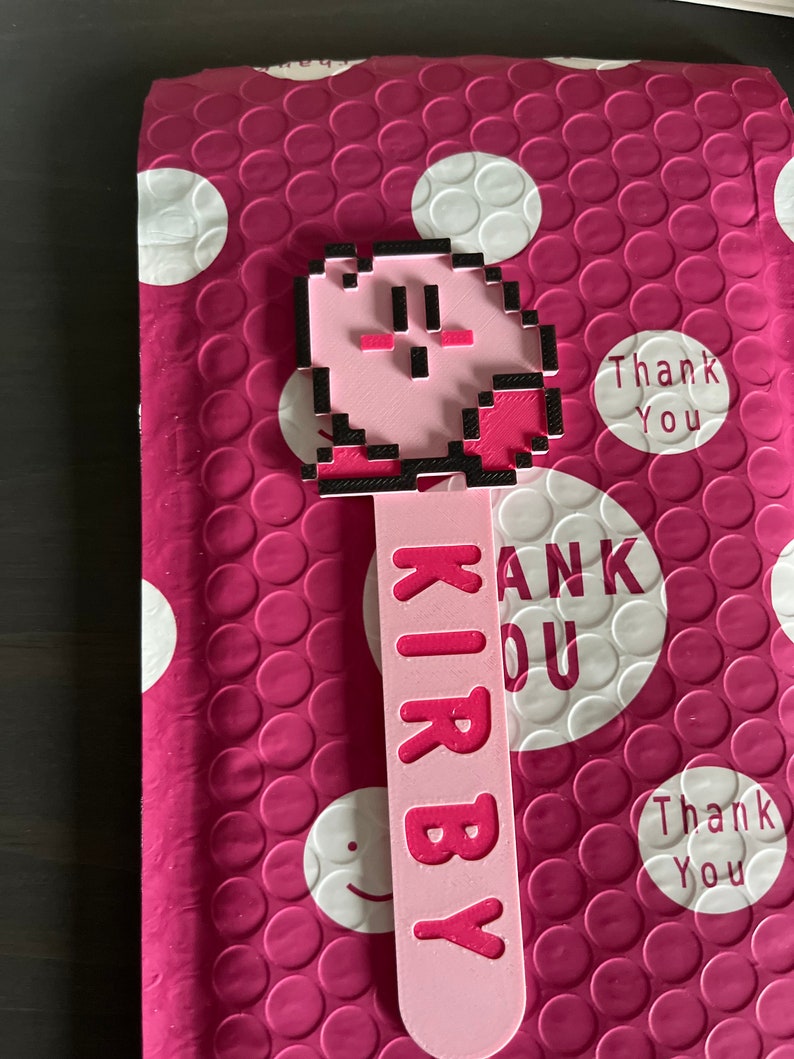KIRBY BOOKMARK BOOKWORM Giftsretro Game Lover Giftsnintendo Inspired ...