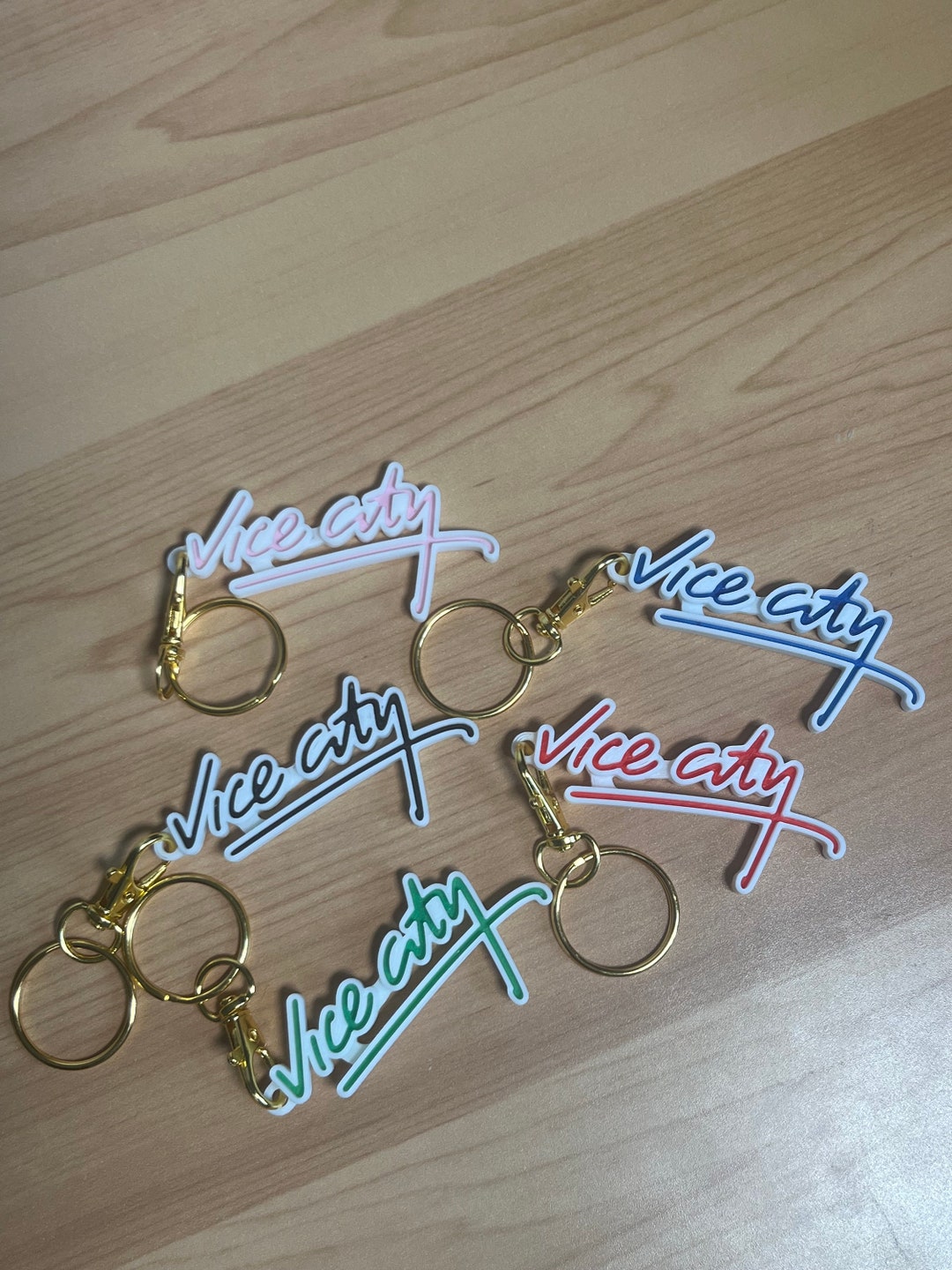VICE CITY KEYCHAIN Gamer Gifts Gifts for New Drivers - Etsy
