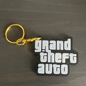 GTA KEYCHAIN Grand Theft Auto Lovers - Etsy