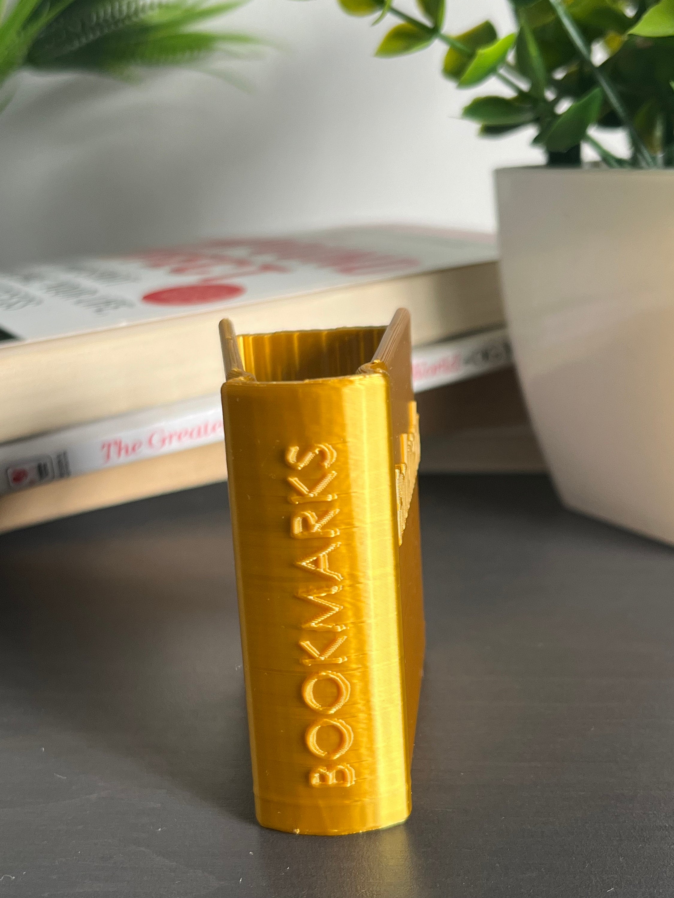 3d Printed Book Shaped Bookmark Holder 3D Printed - Etsy