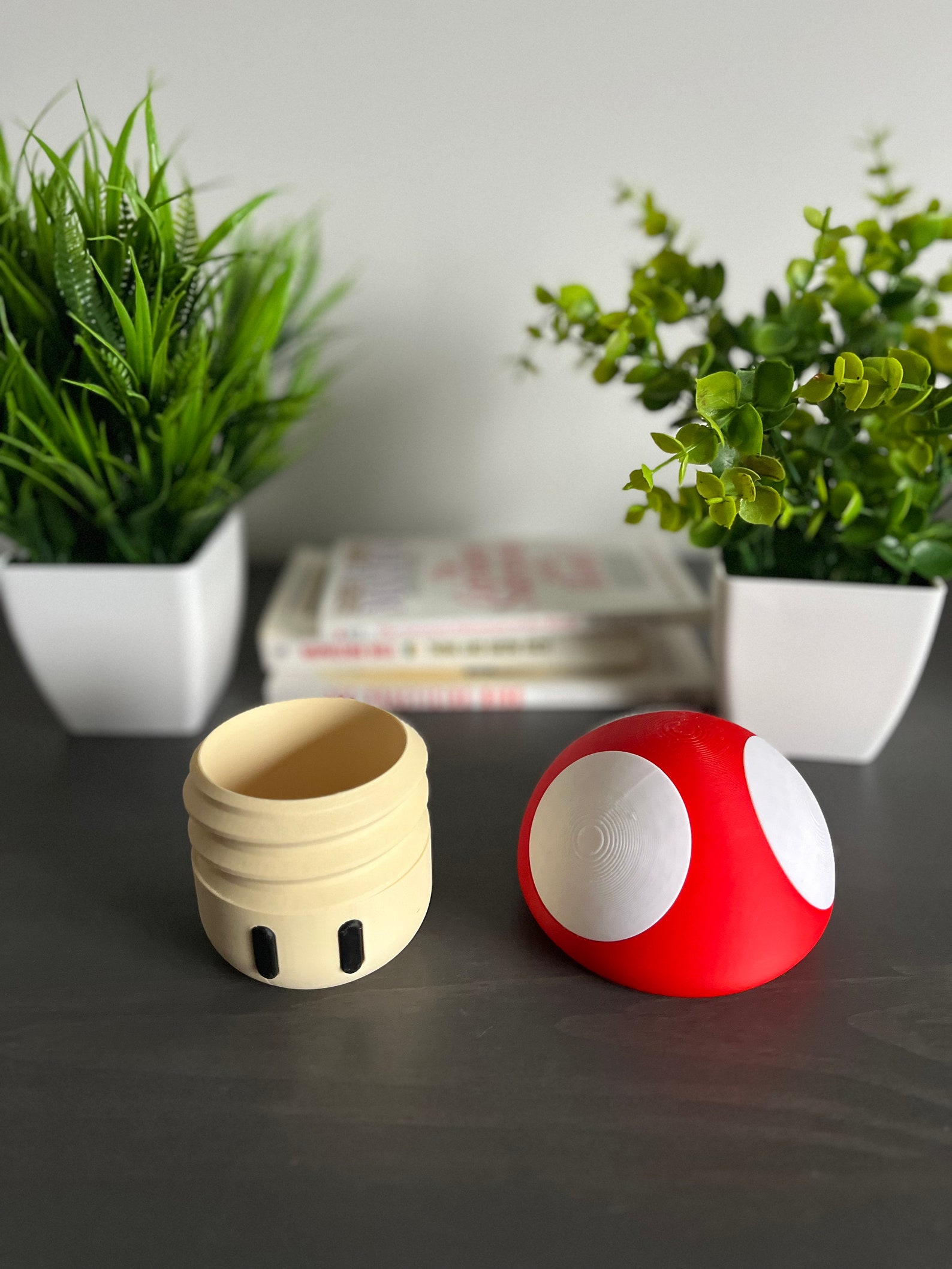 MARIO MUSHROOM CONTAINER Mario Inspired Toolsmall Giftspot Container ...