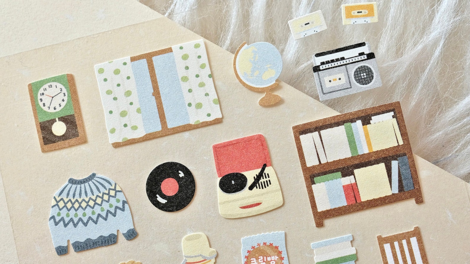 Suatelier Sticker No.1152 Grandpa's Room, Decoration Stickers ...