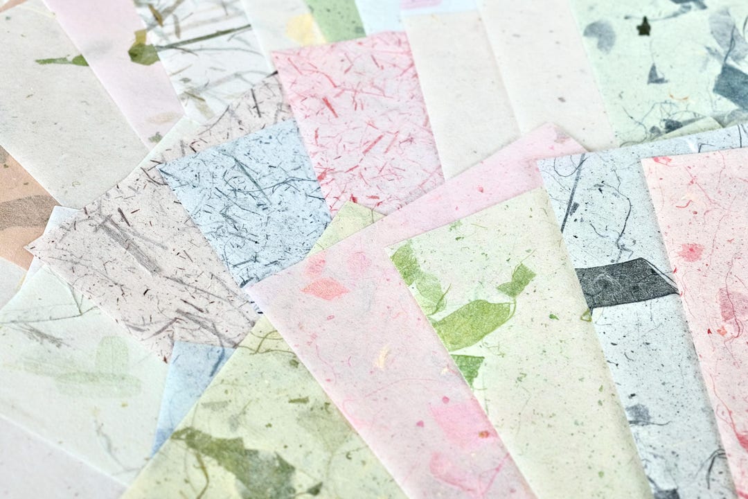 Mini Sized Assorted Paper Pack for Junk Journaling, Collaging, Vintage ...