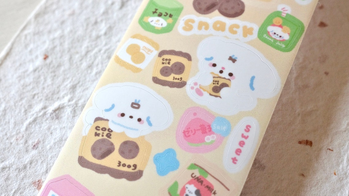Soft Tissue Kiss-cut Sticker Tape 1 Loop Sample - Etsy