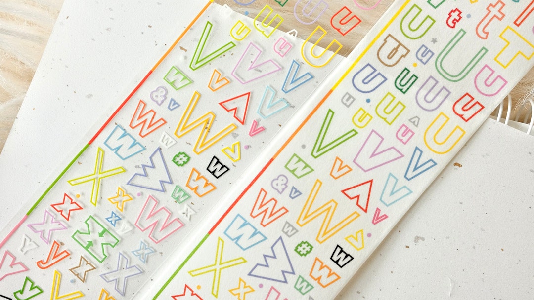 Boom+boom Masking Tape (1 Loop Sample), Letters空字节, Clear PET/ Washi ...