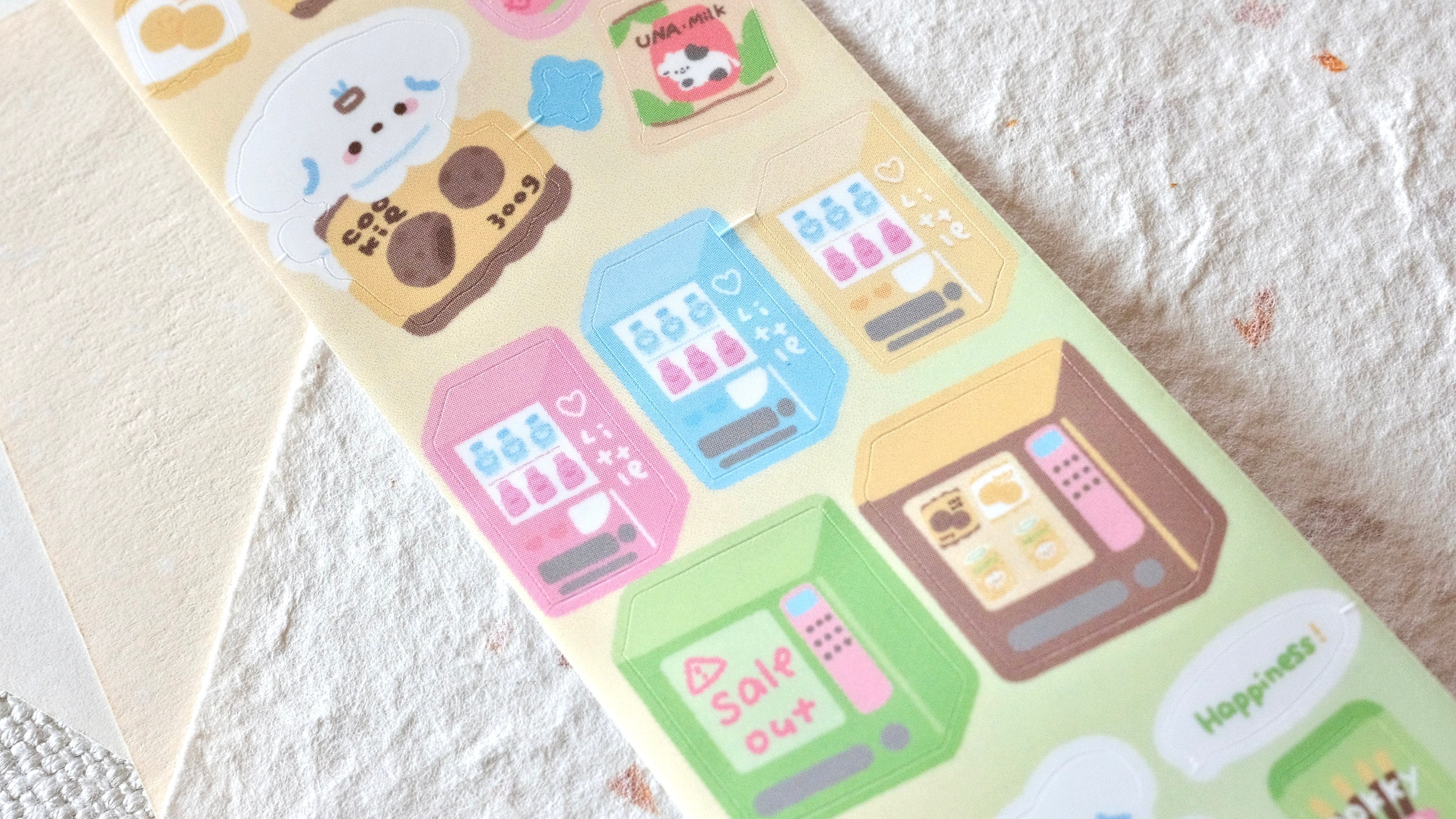 Soft Tissue Kiss-cut Sticker Tape 1 Loop Sample - Etsy