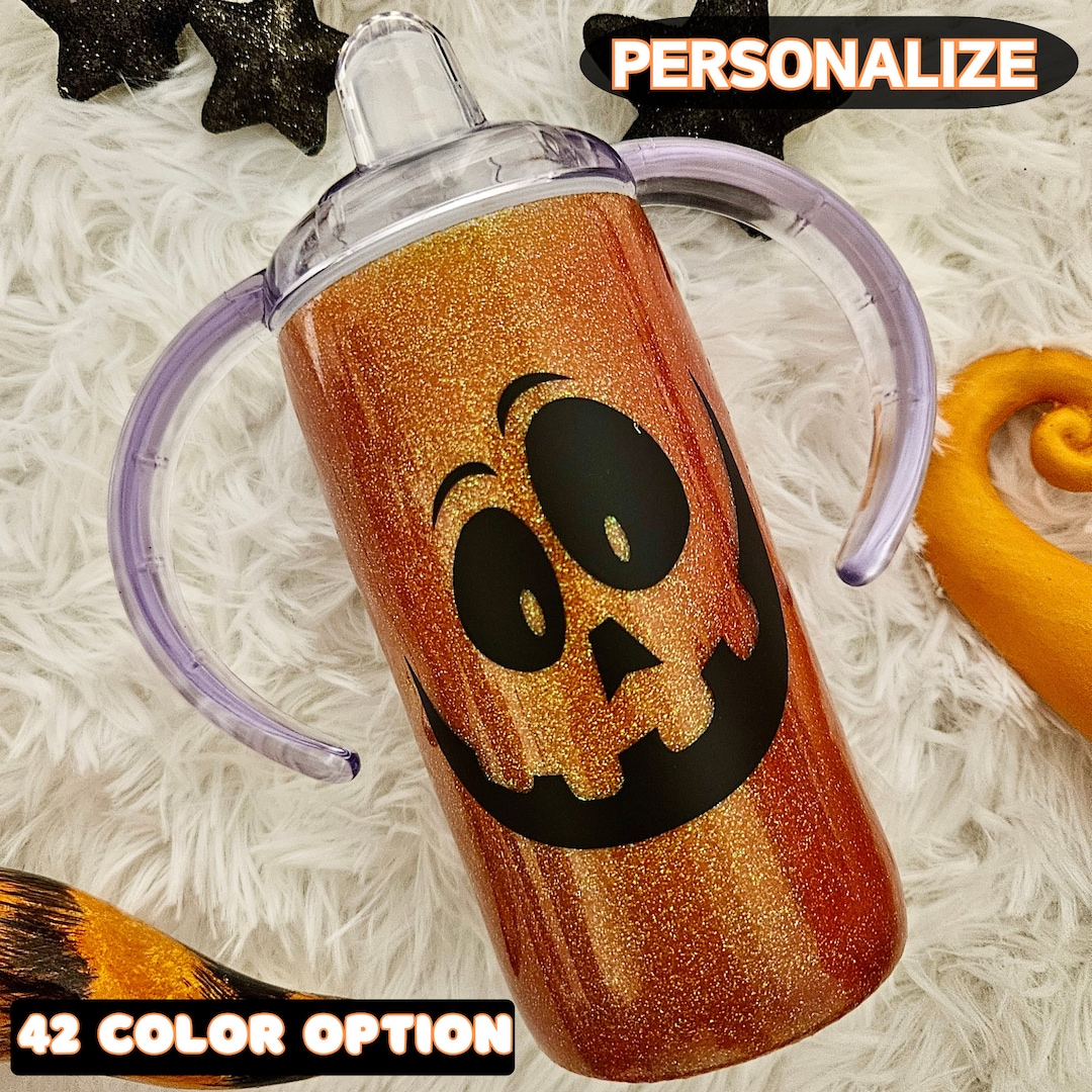 Kids Pumpkin Sippy Cup for Kids Halloween Tumbler for Kids Halloween ...