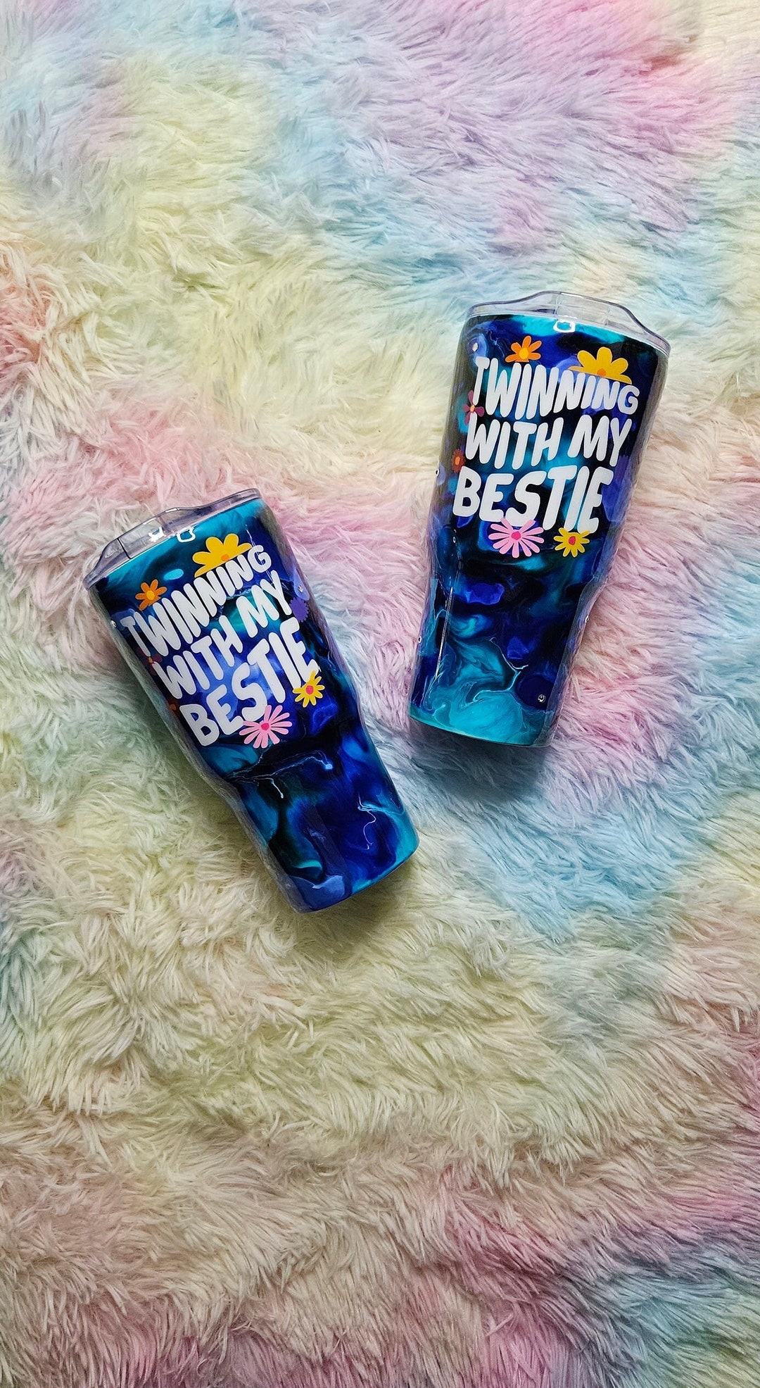 Custom Besties Tumbler Gift for Her Twinning With My Bestie ...