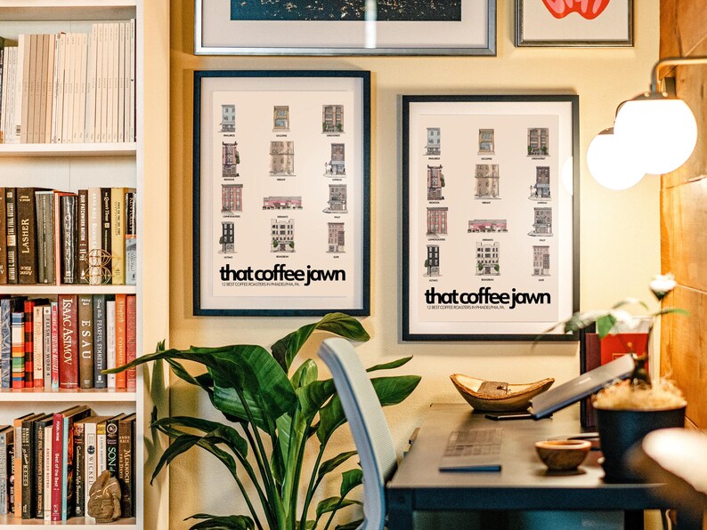 That Coffee Jawn: 12 Philadelphia Coffee Roasters Wall Art Poster ...