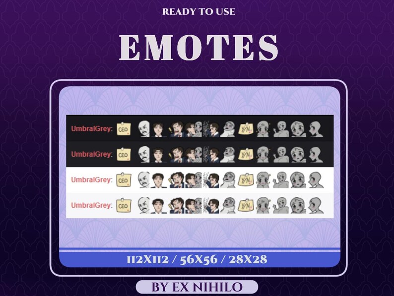Y/N & CEO Meme Twitch // Discord Emotes - Etsy