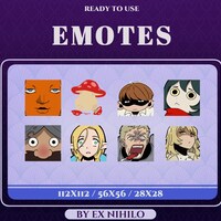 Valorant Sova Emote Set Pack | Cute Chibi Twitch Streamer Discord ...