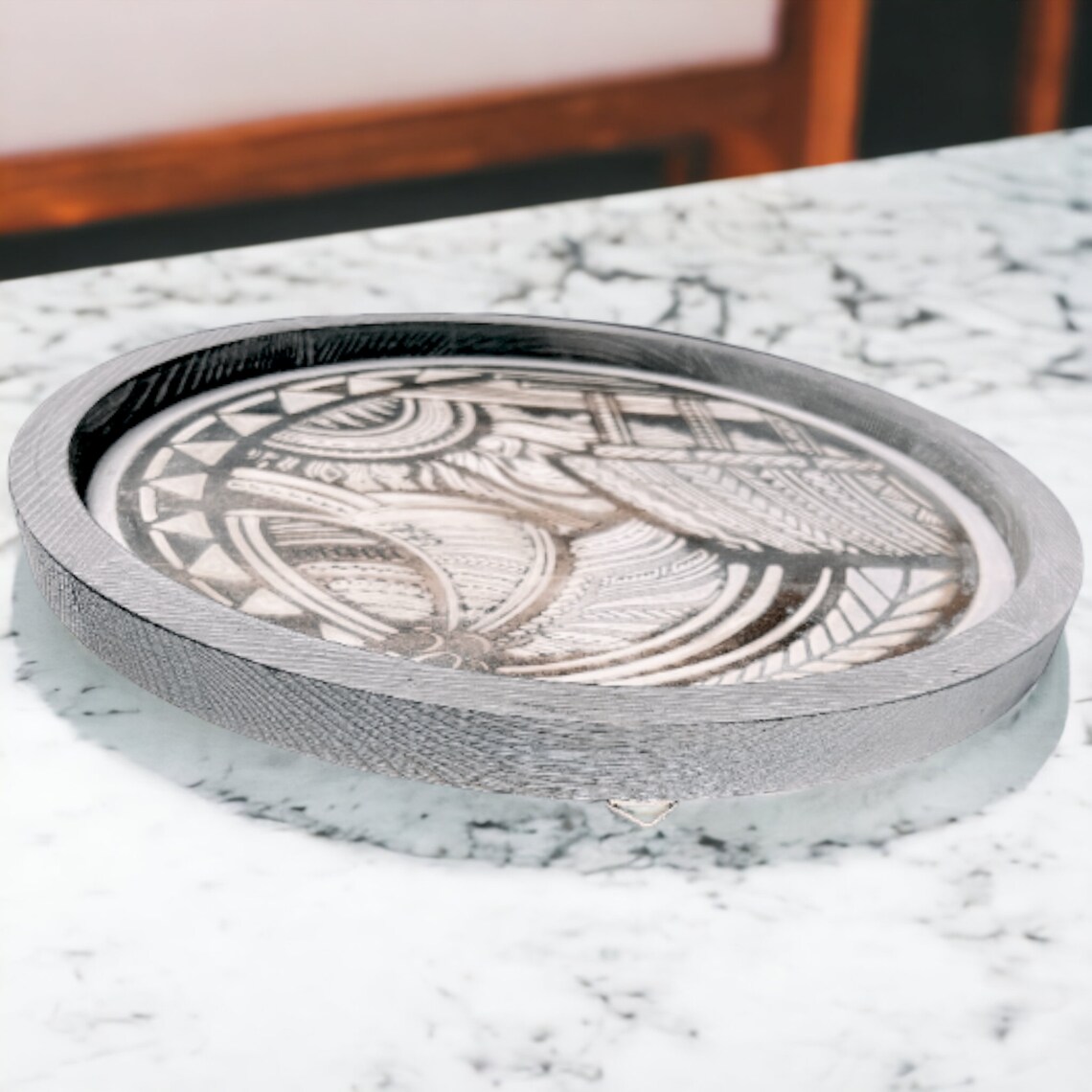 Fale Samoa samoan House Stormy Night Wall Art Engraved Wood Design ...