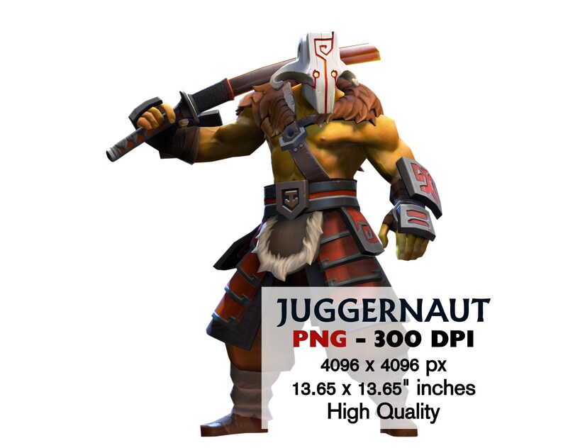 Dota 2 PNG and SVG, PNG File for Sublimation, Dota 2 Hero, Juggernaut Dota 2, Yurnero Dota ...